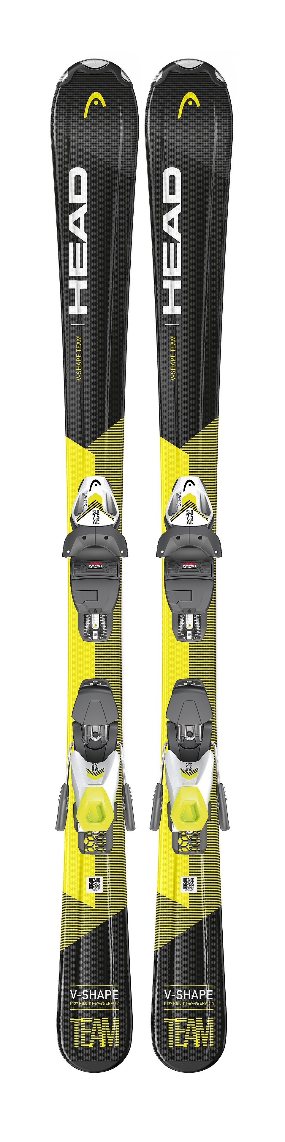 Head V-Shape Team SLR Pro Allround Jugendski inkl. Bindung SLR 7.5 ...