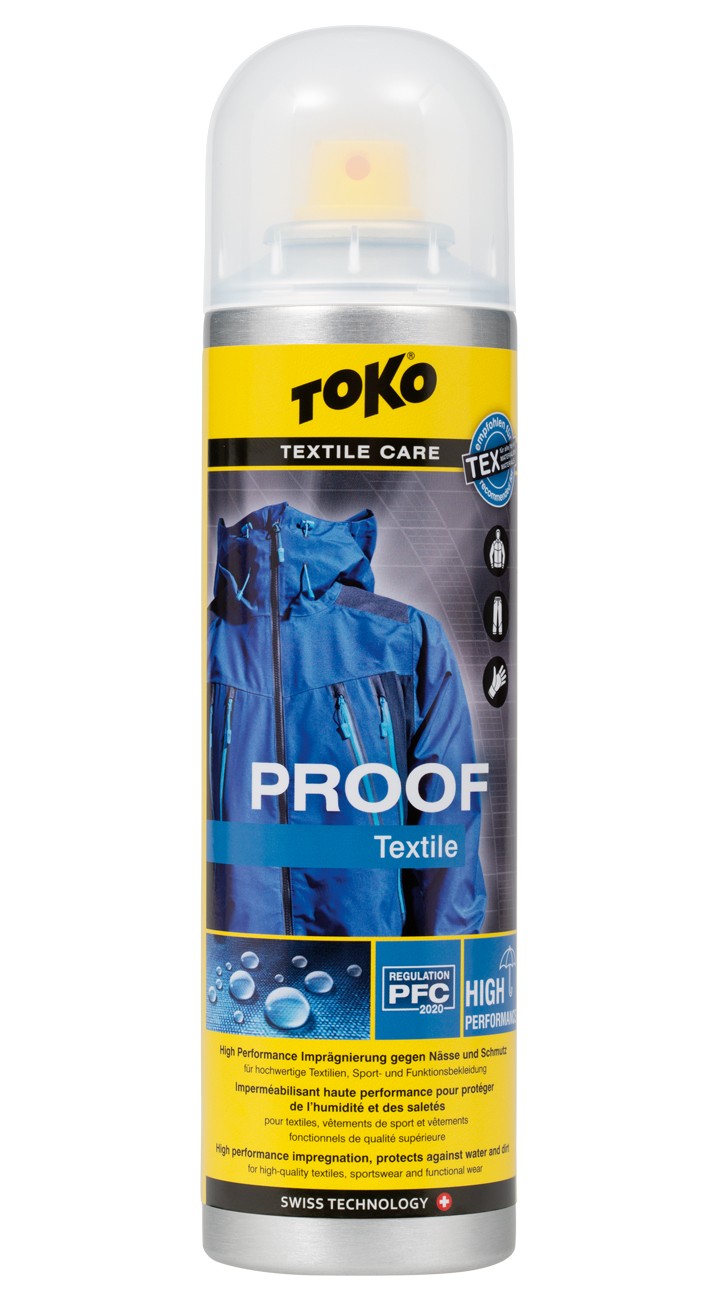 Toko Textile Proof 250ml Imprägnierspray gegen Nässe und Schmutz