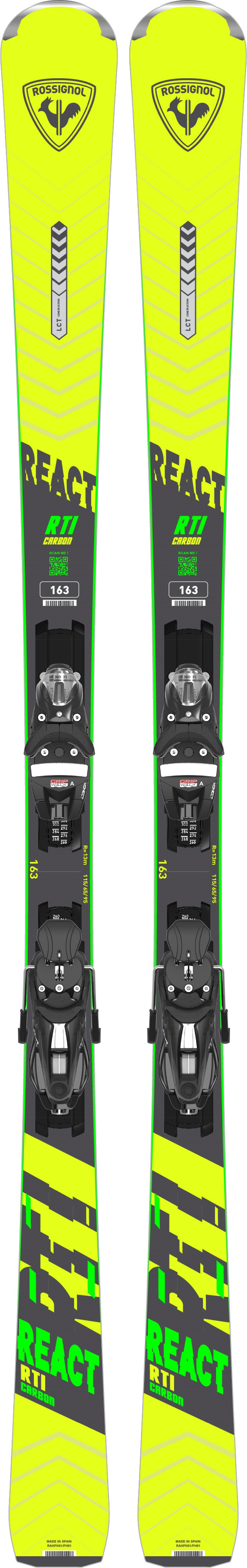 Rossignol React RTI Carbon Konect Allround Carving Ski inkl. Bindung